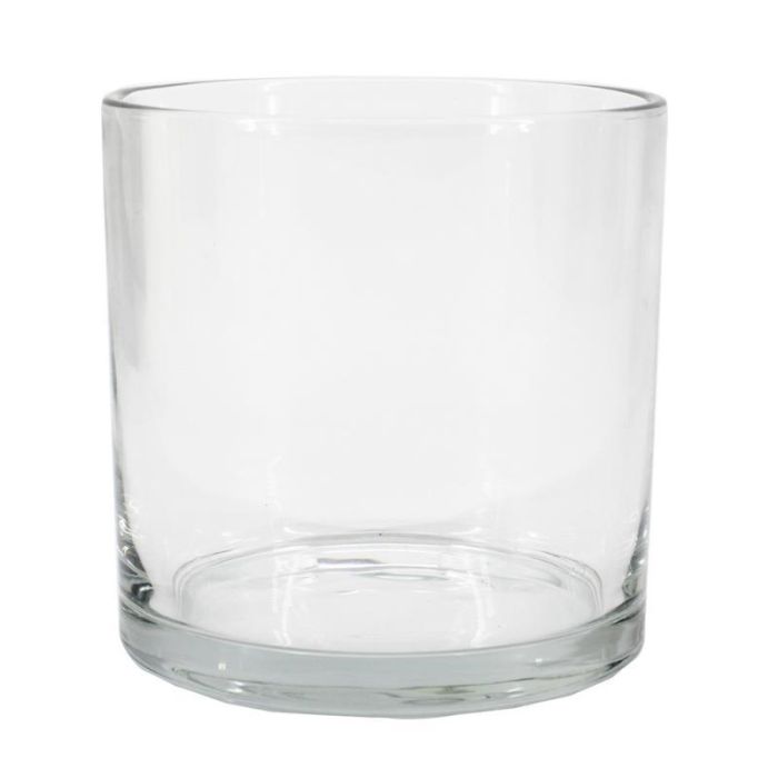 Válec na svíčku SANSA OCEAN, recyklovaný, transparentní, 10cm, Ø10cm